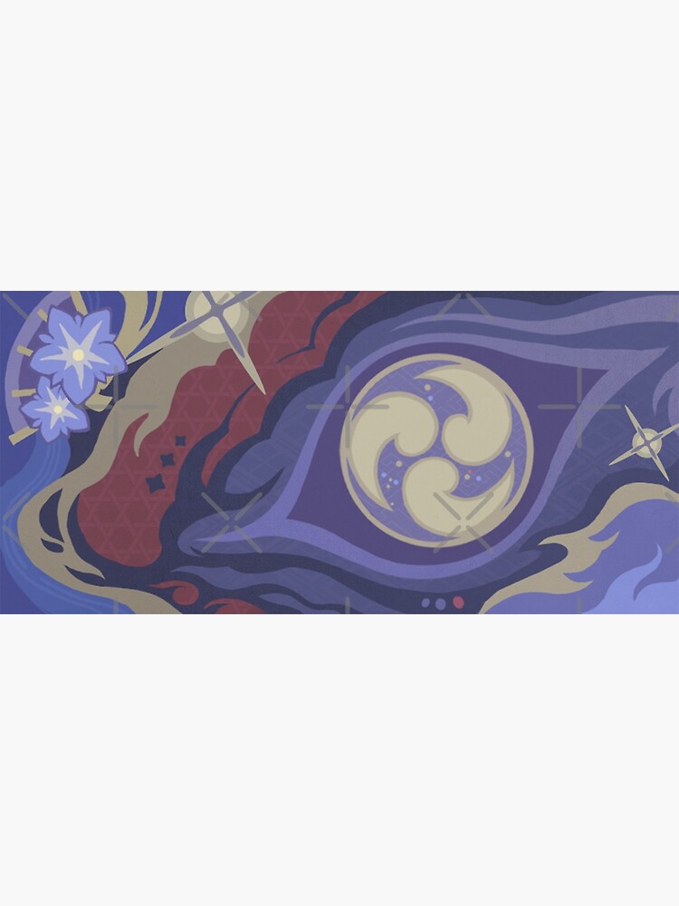 "Raiden Shogun Electro Pattern" Poster for Sale by lovelysophiet1 ...