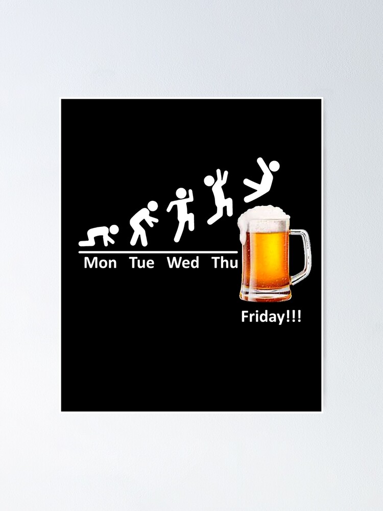 "Beer Monday To Friday Beer - Beer Week Gift for beer drinkers Beer ...