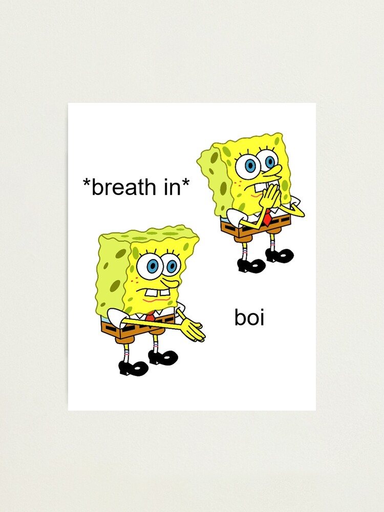 "Spongebob Boi" Photographic Print by mrpopo8 | Redbubble