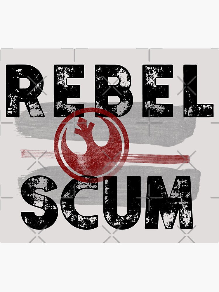 "Rebel Scum" Sticker by cathelms | Redbubble