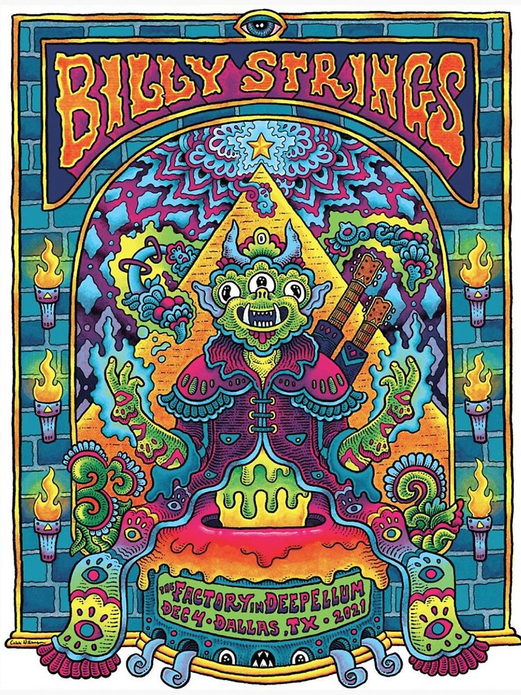 "Billy Strings" Sticker for Sale by madimadd | Redbubble