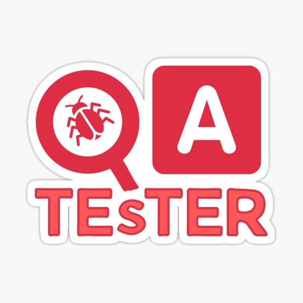 "QA Tester" Sticker for Sale by JoyPoddar | Redbubble