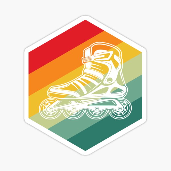 "80s roller skates" Sticker for Sale by Introvebleed | Redbubble