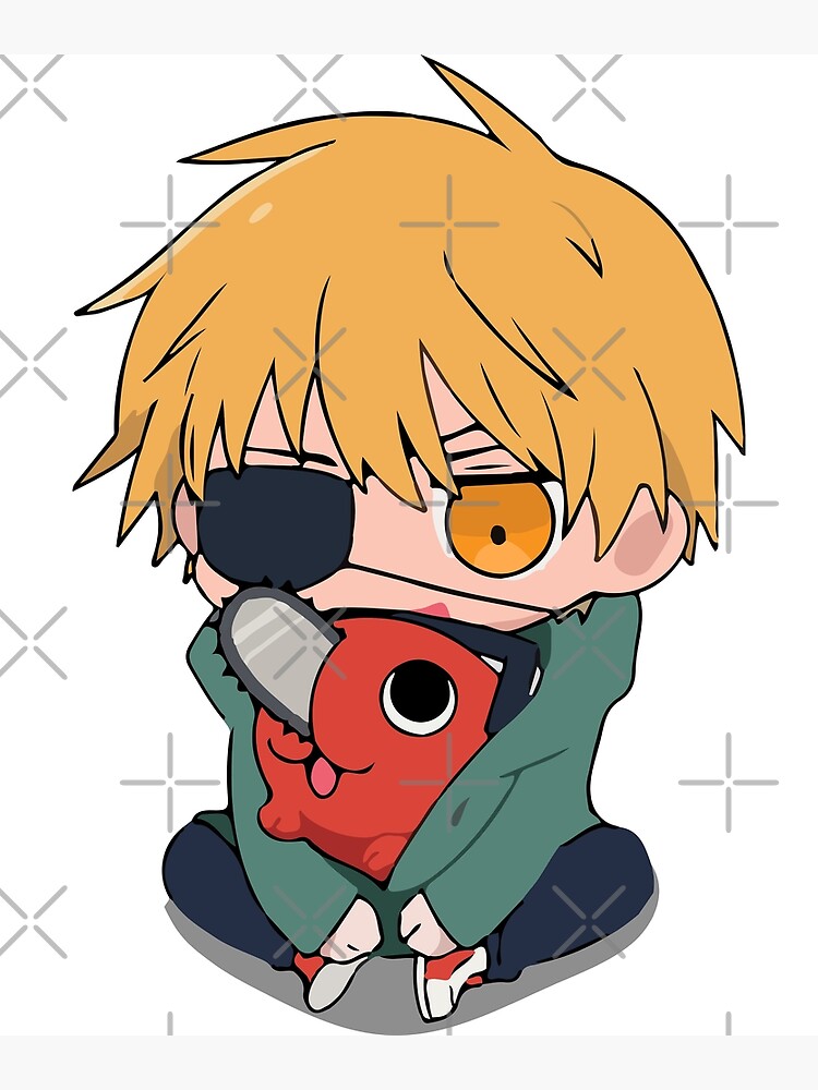 Póster «Denji y Pochita Chainsaw Man» de THEMADBRUSH | Redbubble