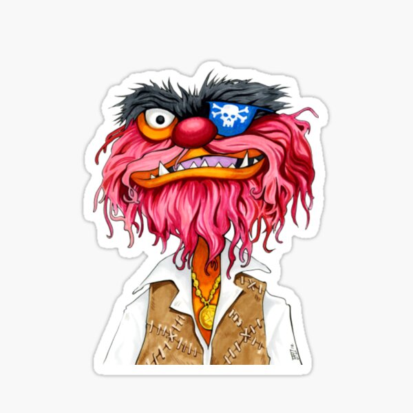 "The Muppets Party Animal " Sticker by SarahCoffeyy | Redbubble