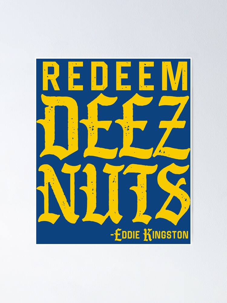Poster « Échangez les noix de Deez », par Thames-store | Redbubble