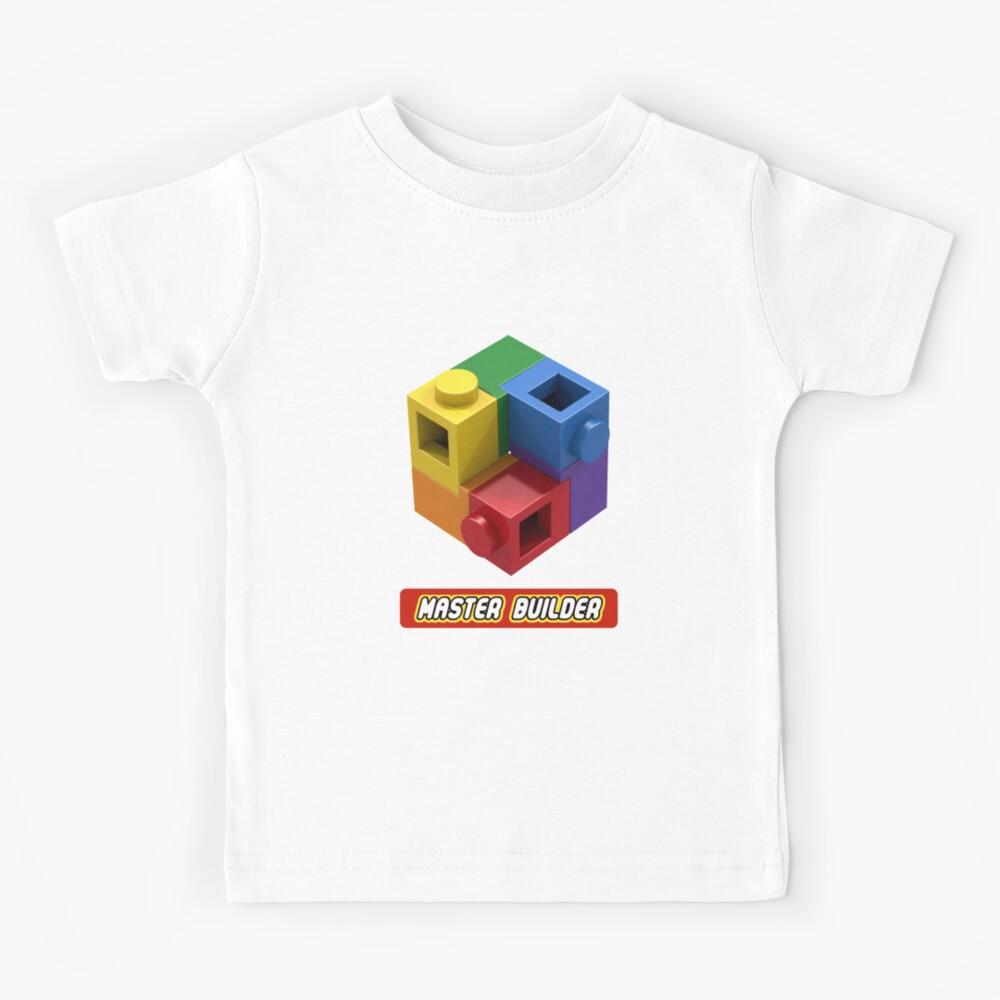 "Master Builder Tee for Expert Builders" Kids T-Shirt for Sale by ...
