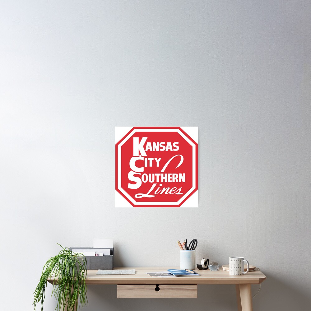 "Kansas City Southern Railway Logo" Poster by peteroldfield | Redbubble