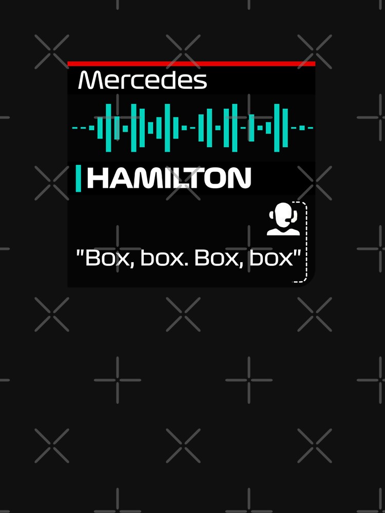 "Box, box. Box, box - F1 Team Radio Quote" Premium T-Shirt for Sale by ...