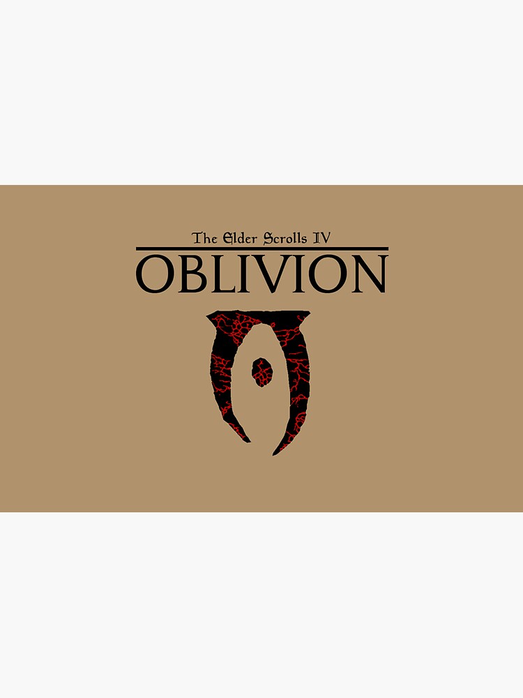 "Elder Scrolls Oblivion Game Logo " Sticker for Sale by Vintage-Travler ...
