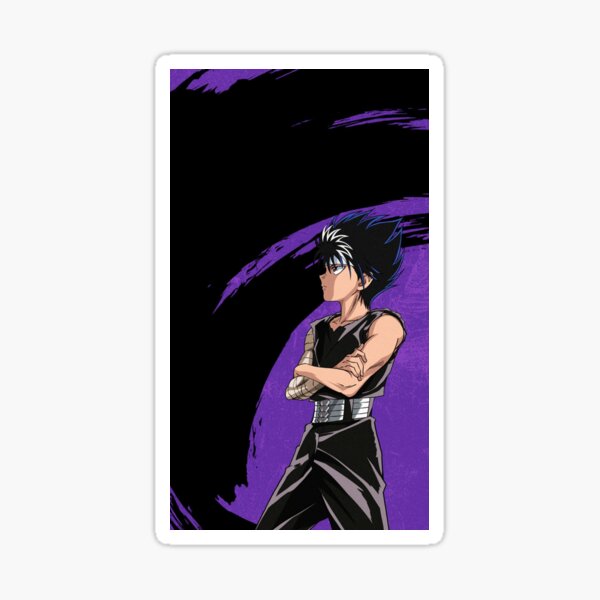 "Hiei - Yu yu hakusho Sticker" Sticker for Sale by ArtSellerWorker ...