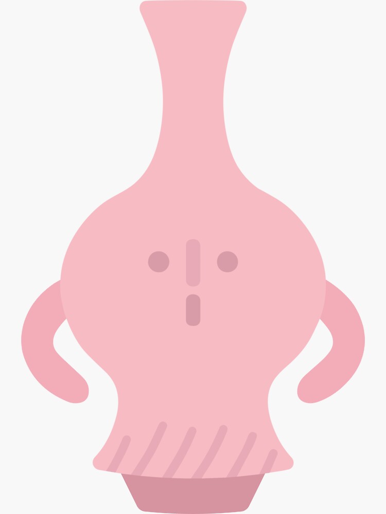 "acnh baby pink whistloid bong gyroid" Sticker for Sale by iinamour ...