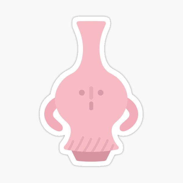 "acnh baby pink whistloid bong gyroid" Sticker for Sale by iinamour ...