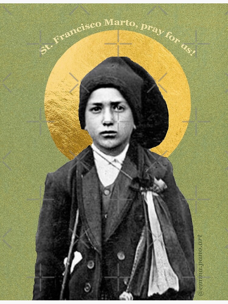 "St. Francisco Marto Holy Card Design" Poster for Sale by emma-pano ...