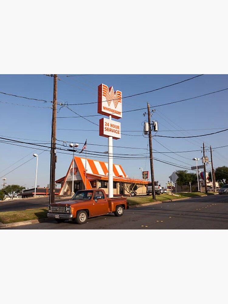 "Whataburger Photo Art" Sticker by Technifty | Redbubble
