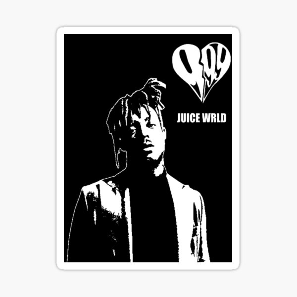 "Juice Wrld" Sticker for Sale by Succyeelent | Redbubble