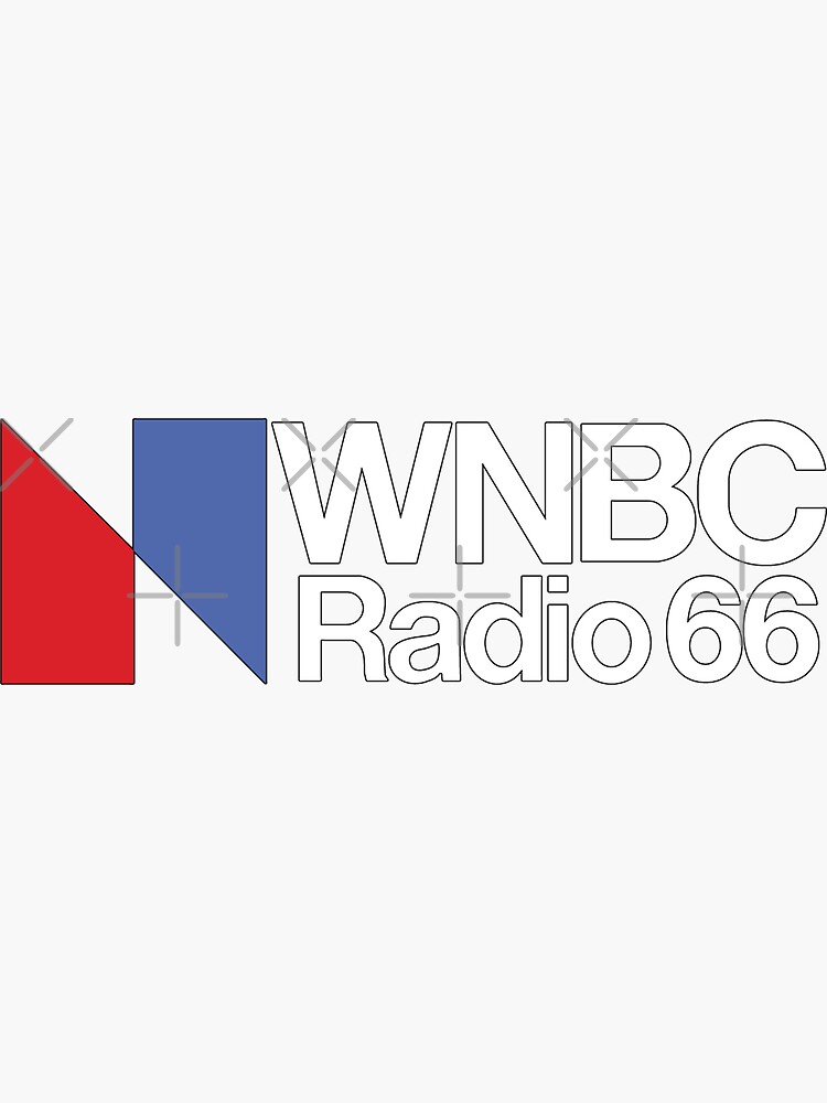 "WNBC Radio 66" Sticker for Sale by TeeArcade84 | Redbubble