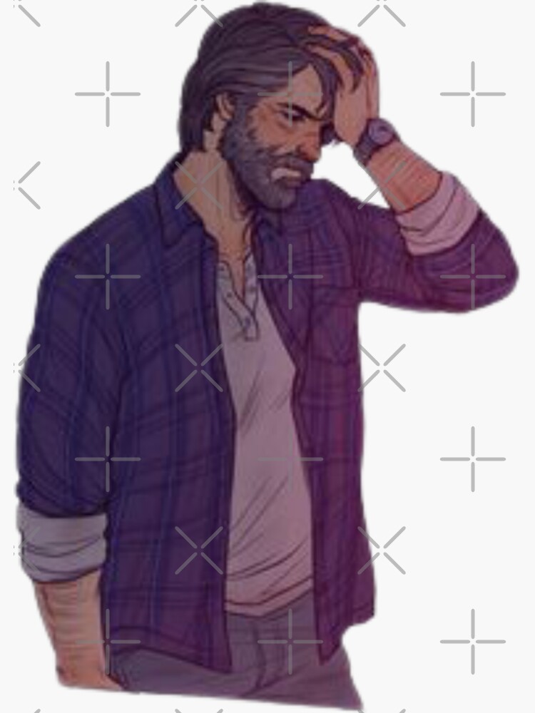 "Joel Miller - The Last Of Us 2" Sticker for Sale by AllAboutTlou ...