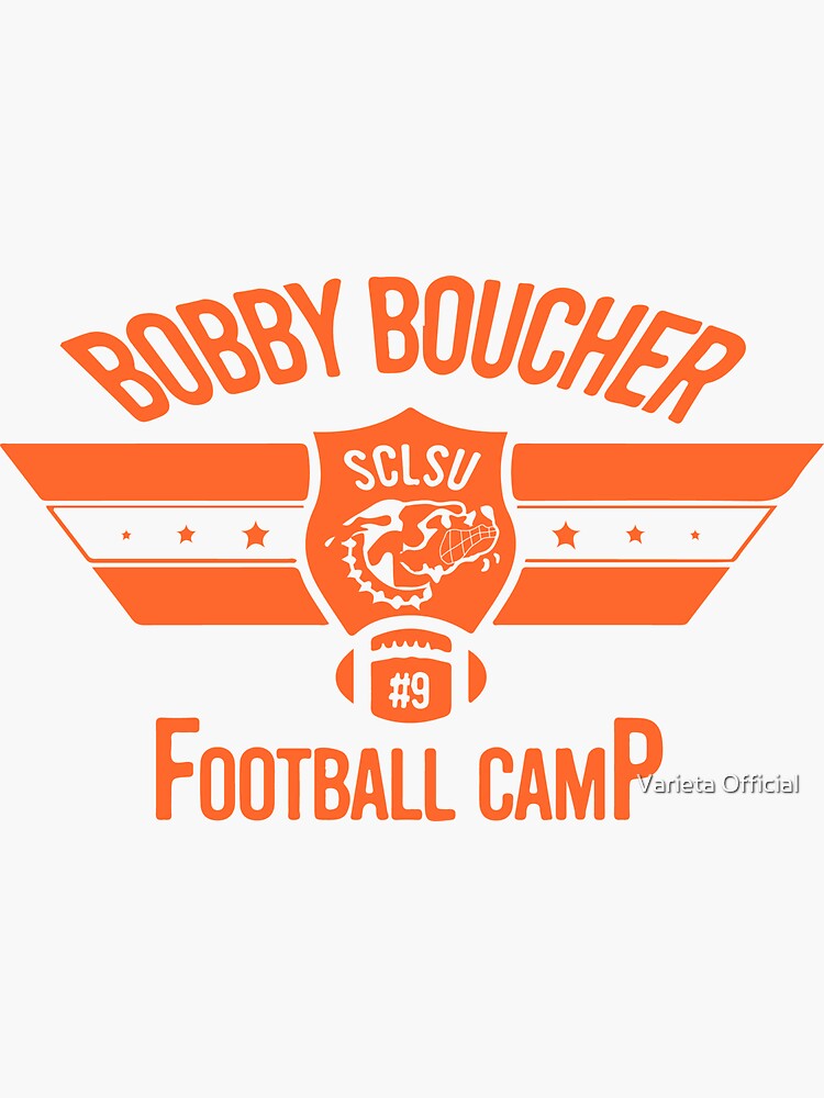 "Movie Bobby Boucher Football Camp Mud Dogs Funny Vintage" Sticker for ...