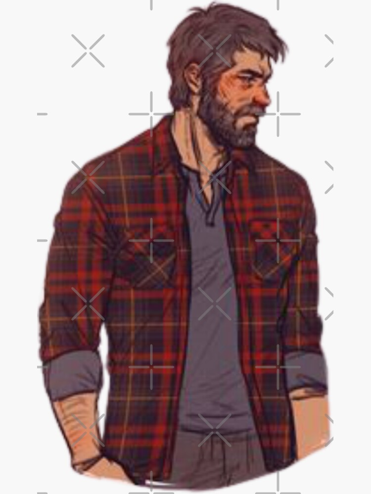 "Joel Miller - The Last Of Us 2" Sticker for Sale by AllAboutTlou ...