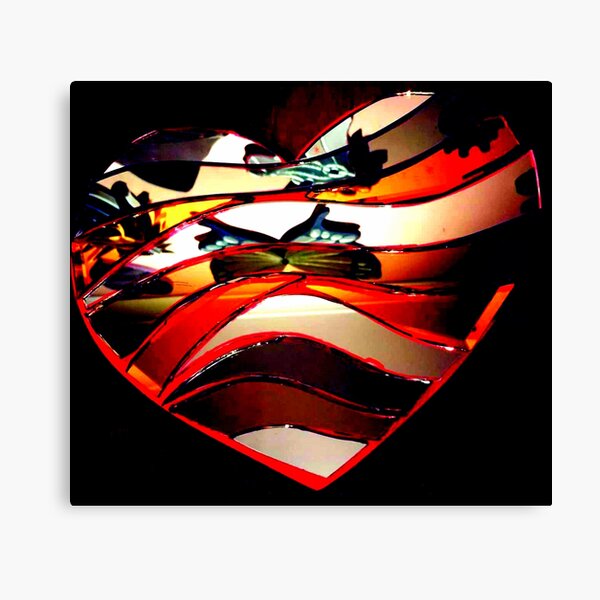 "Heartwaves" Canvas Print by angel1 | Redbubble