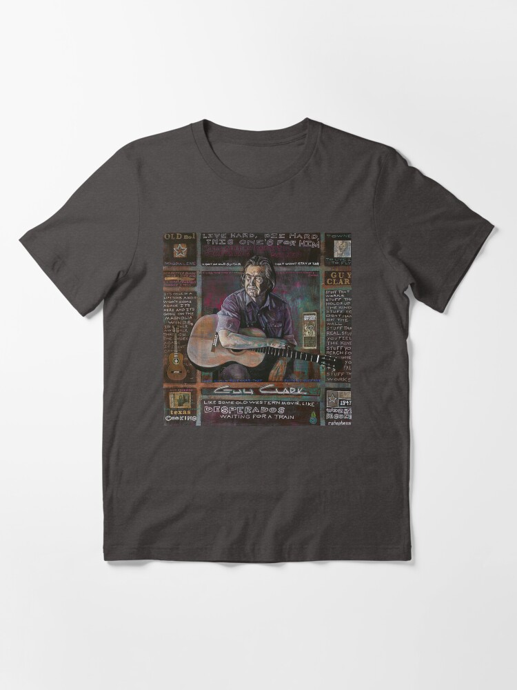 "Guy Clark" T-shirt for Sale by RayStephenson | Redbubble | guy clark t ...