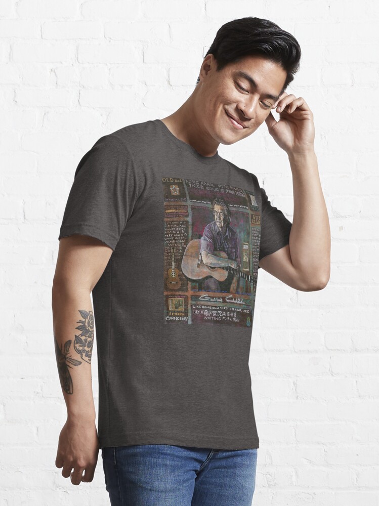 "Guy Clark" T-shirt for Sale by RayStephenson | Redbubble | guy clark t ...