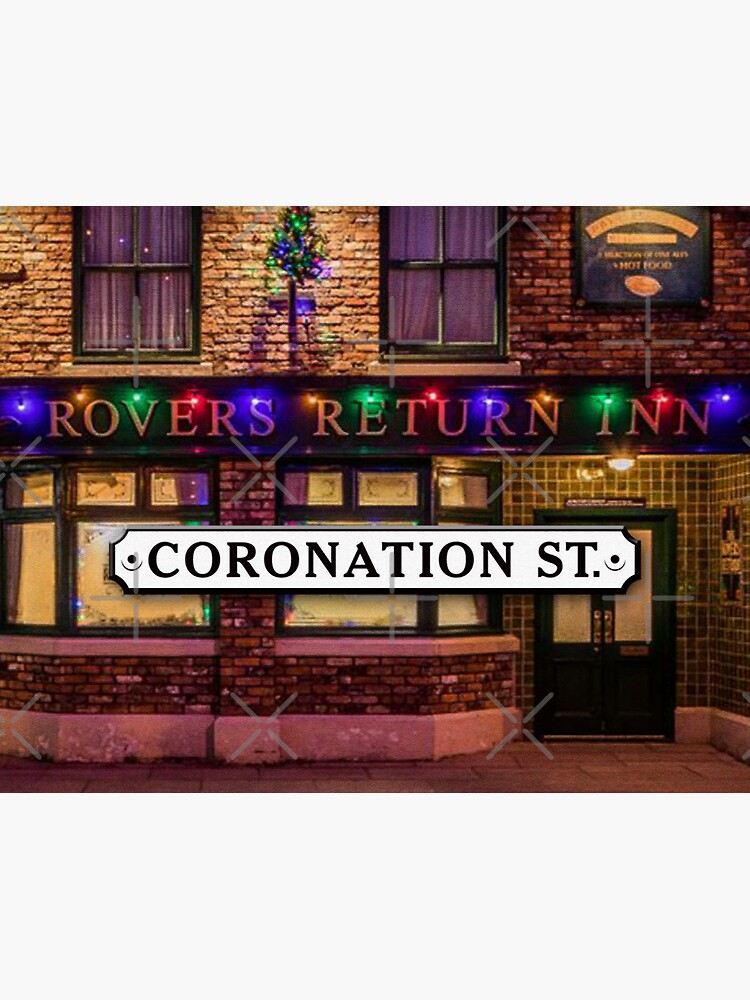 "Rovers Return Inn Coronation ST" Sticker for Sale by CMDESIGNERMG ...
