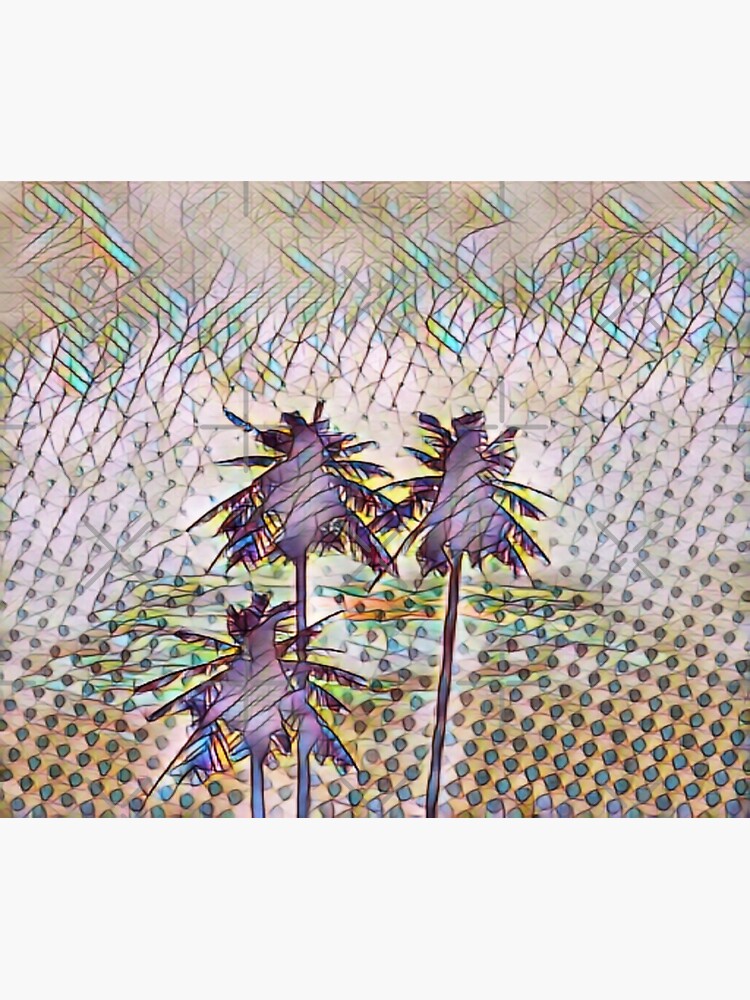 "Modern Palm Tree Art Nouveau Style By James Cattlett - Palm Trees ...