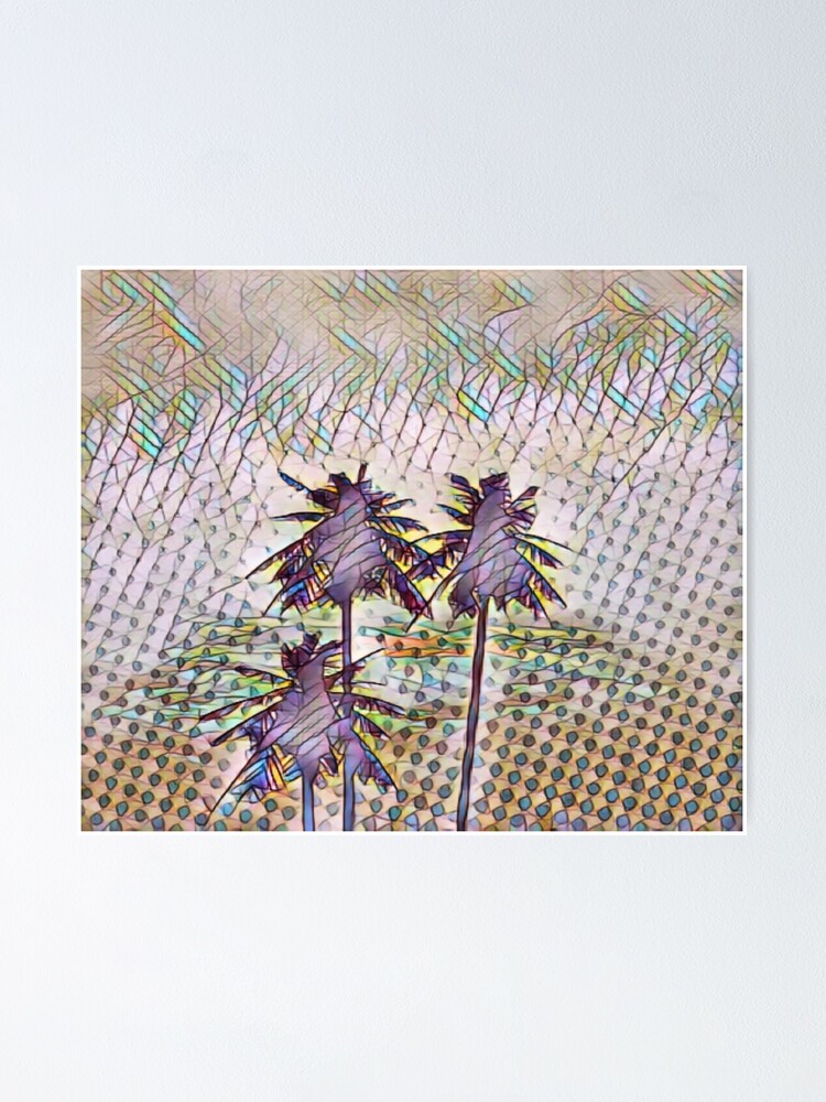 "Modern Palm Tree Art Nouveau Style By James Cattlett - Palm Trees ...