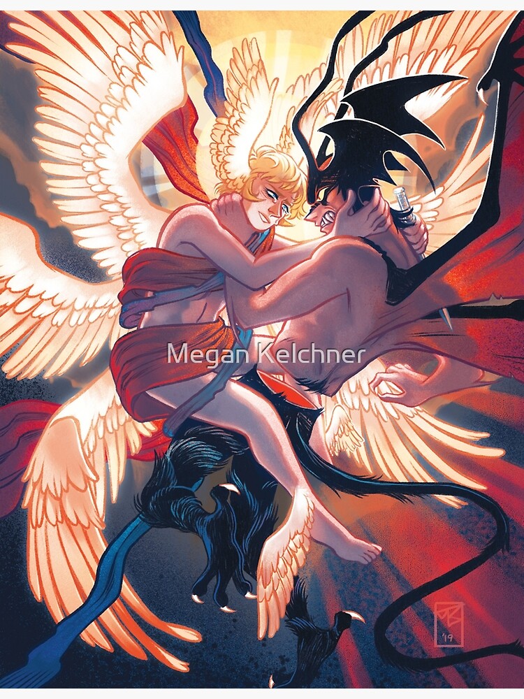 "Dealing with the Devilman" Poster for Sale by Megan Kelchner | Redbubble
