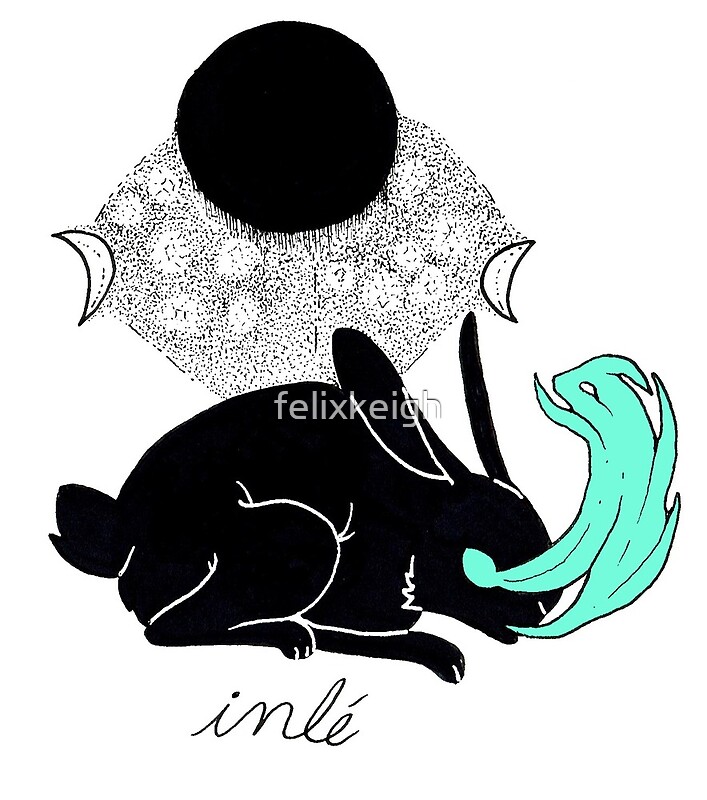 "The Black Rabbit of Inle" by felixkeigh | Redbubble