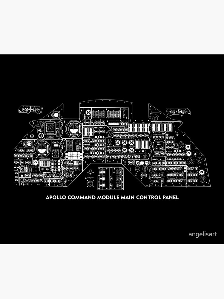"Apollo Command Module Panel" Mouse Pad for Sale by angelisart | Redbubble