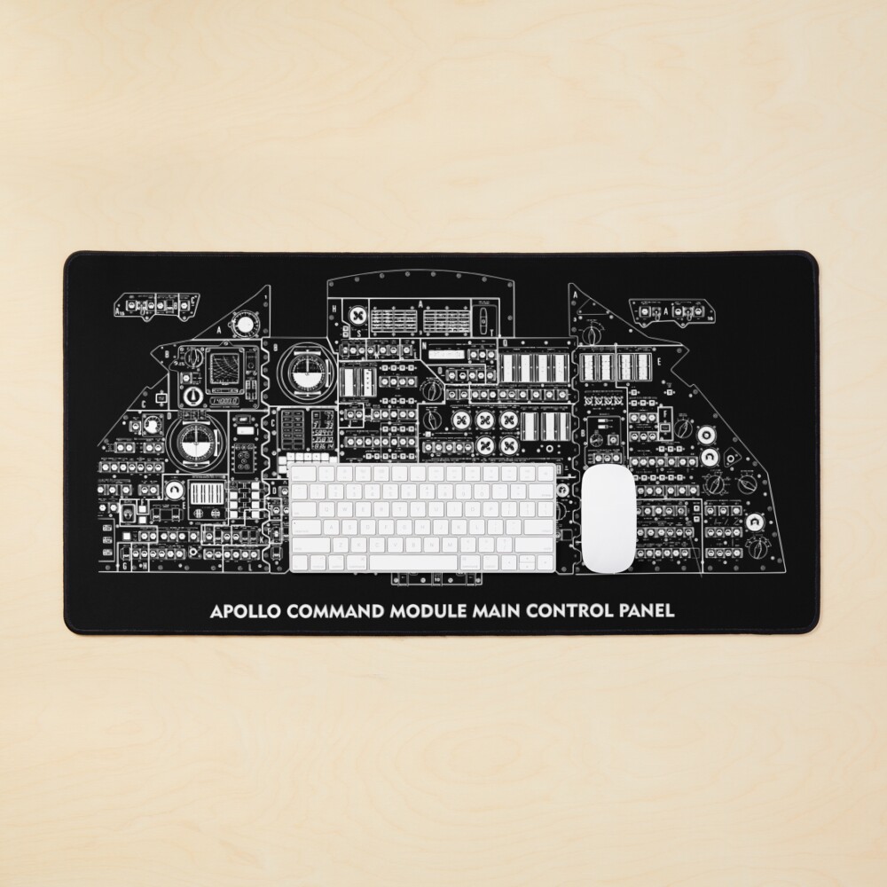 "Apollo Command Module Panel" Mouse Pad for Sale by angelisart | Redbubble