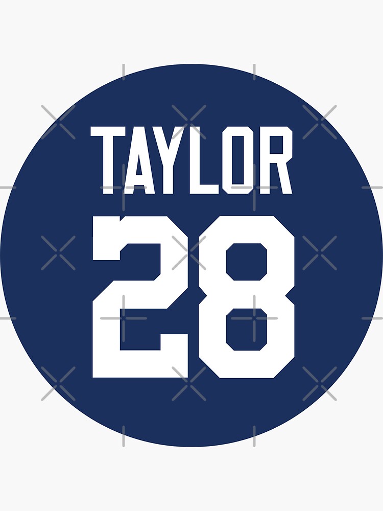 "Jonathan Taylor Colts Jersey - #28" Sticker for Sale by djstagge ...