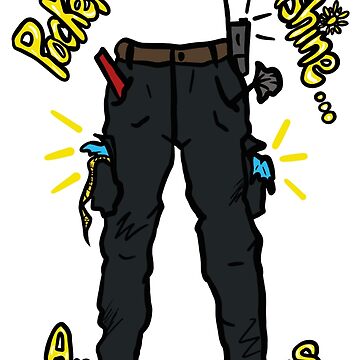 "Pocket Full Of CSI Stuff" Sticker for Sale by BeforeTheCrypt | Redbubble