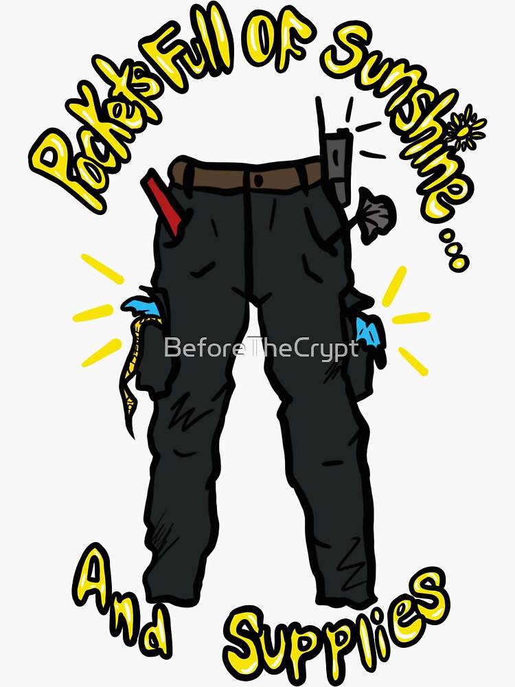 "Pocket Full Of CSI Stuff" Sticker for Sale by BeforeTheCrypt | Redbubble