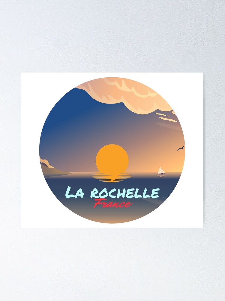 "La Rochelle, France logo" Poster for Sale by alvarsprints | Redbubble