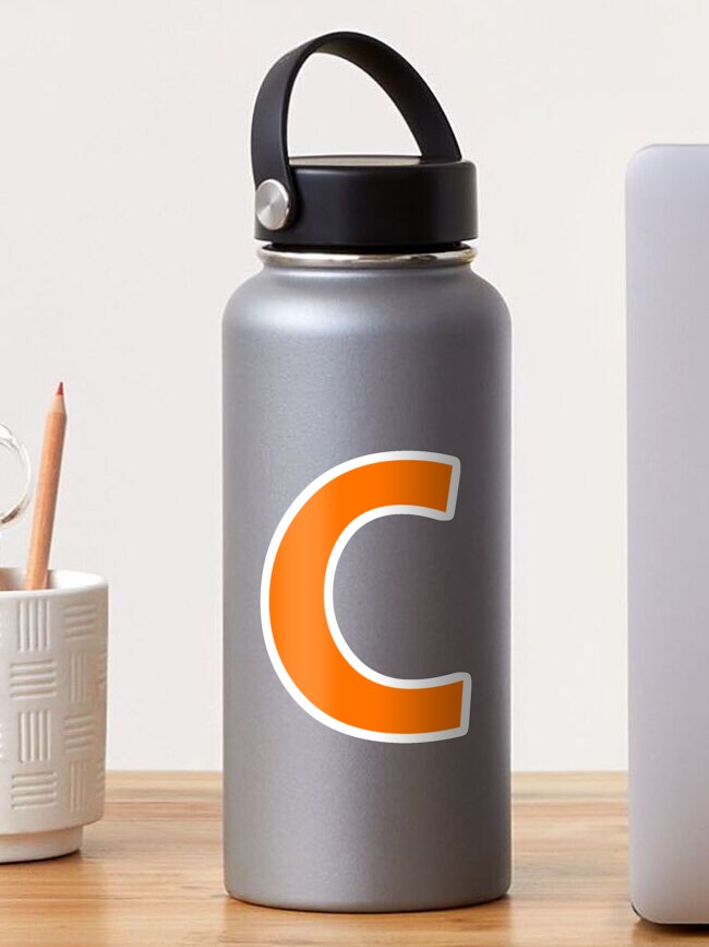 "Orange color Letter C" Sticker for Sale by WECreations | Redbubble