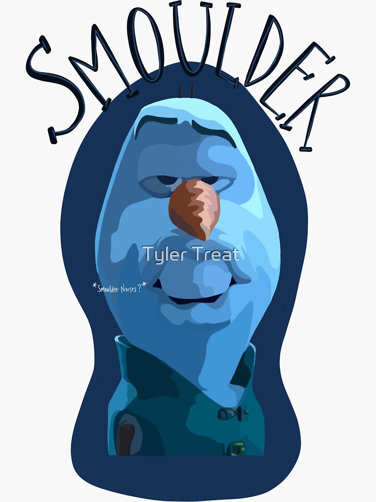 "The Smoulder" Sticker for Sale by Tyler Treat | Redbubble