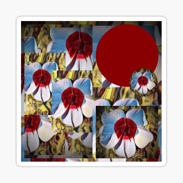 "White Flax" Sticker for Sale by JuleZ54 | Redbubble