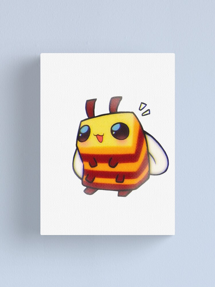 Lienzo «Abeja de Minecraft, abeja linda de Minecraft, abeja linda ...