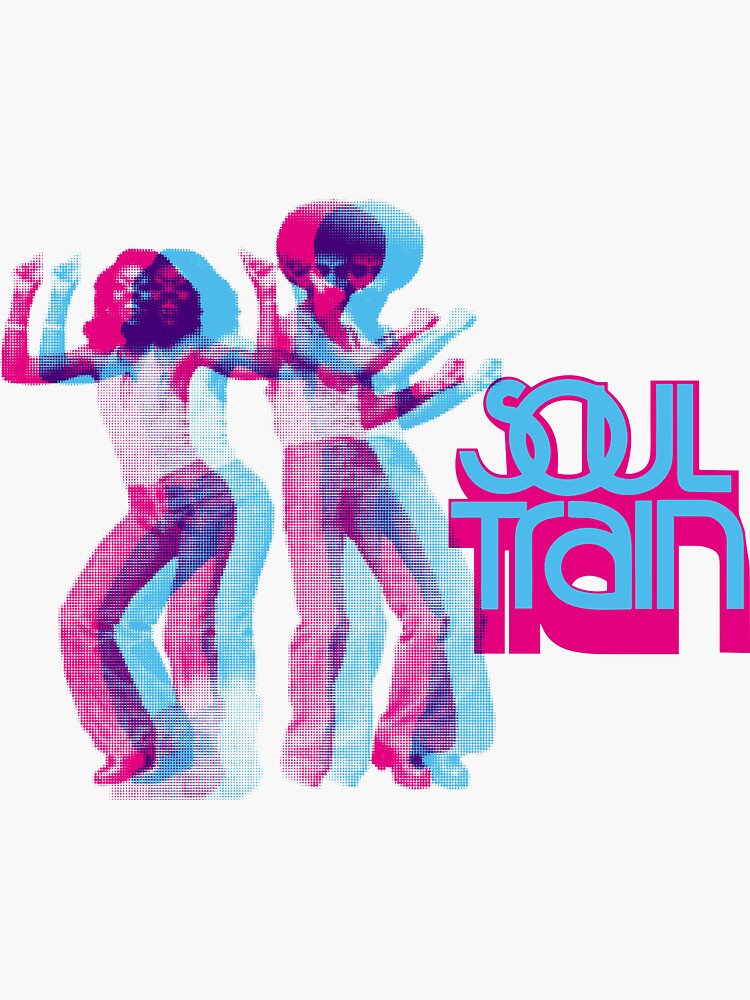 "Soul Train" Sticker for Sale by GRAFIKA65 | Redbubble