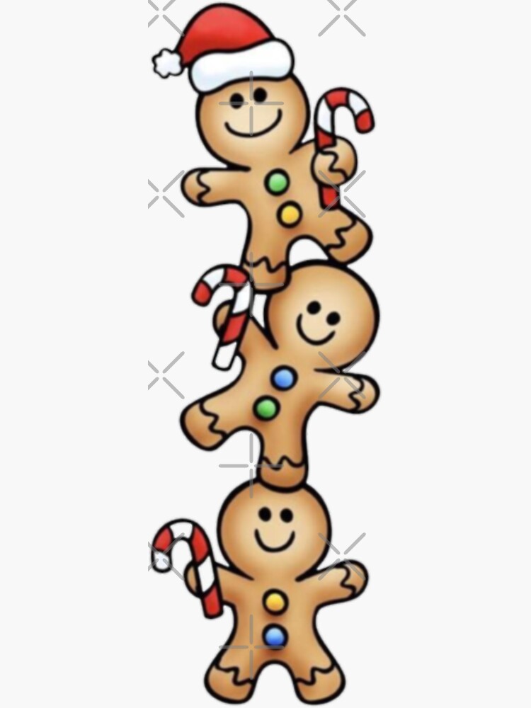 "Gingerbread cookie" Sticker for Sale by Ivan Šanjug | Redbubble