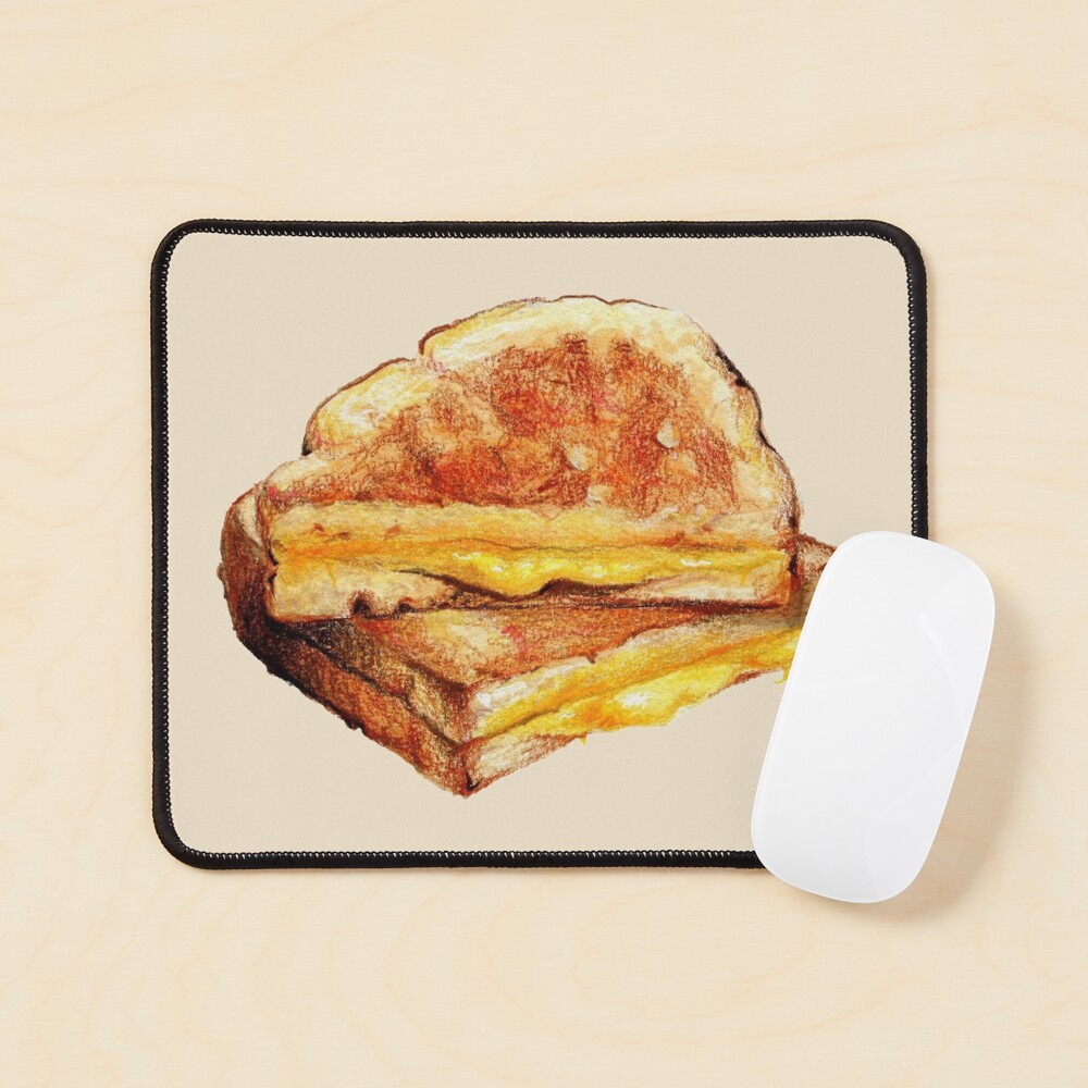 "Grilled Cheese Sandwich" Art Board Print for Sale by Alicia Chee ...