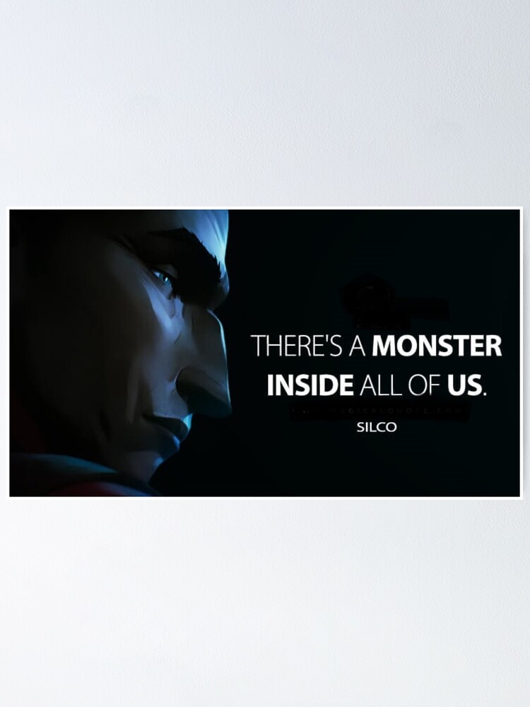 "Arcane quotes said by silco and jinx" Poster by jessesumal | Redbubble