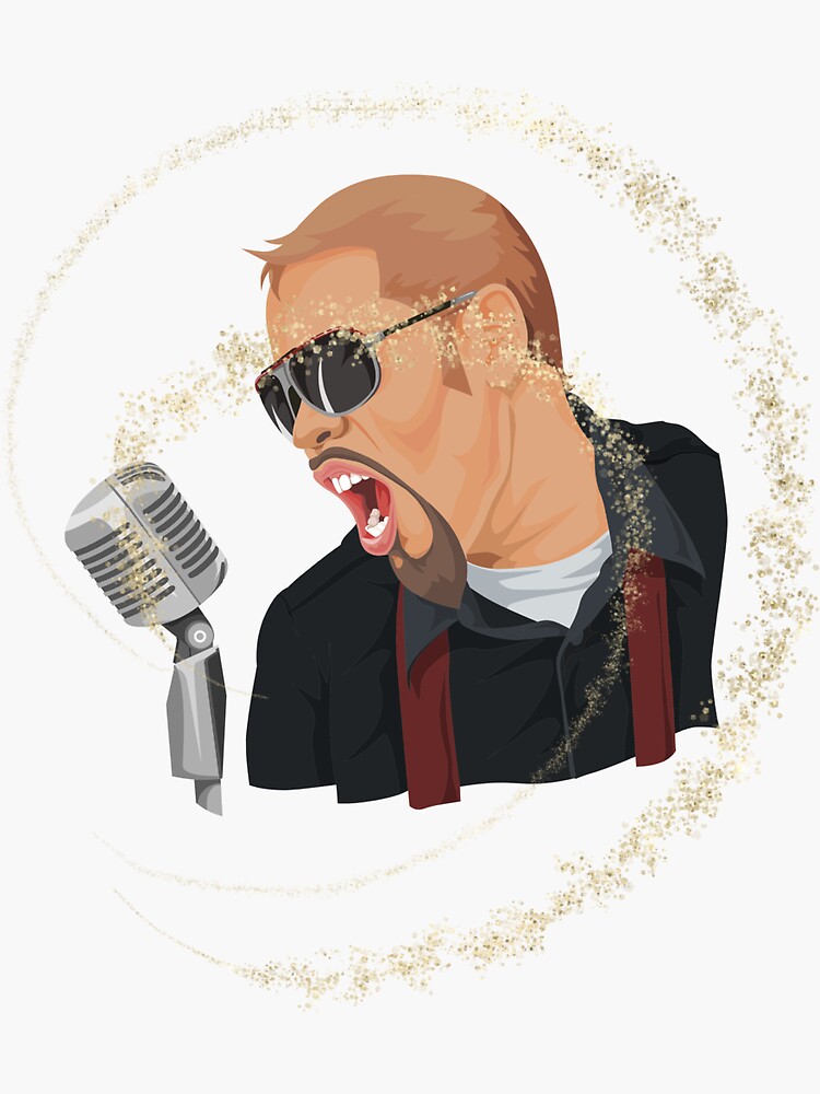 "Classic Singer " Sticker by theBlueHibiscus | Redbubble