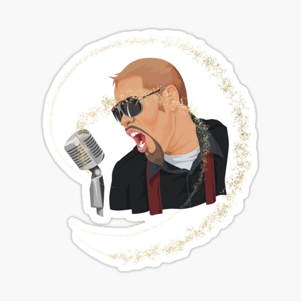 "Classic Singer " Sticker by theBlueHibiscus | Redbubble