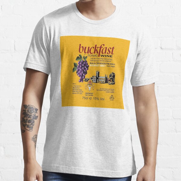 "Buckfast Tonic Wine Description Label" T-shirt for Sale by blackasf ...