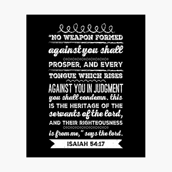 "GOTT-INSPIRATION: JESAJA 54:17 KEINE WAFFE, DIE GEGEN EUCH GEBILDET ...